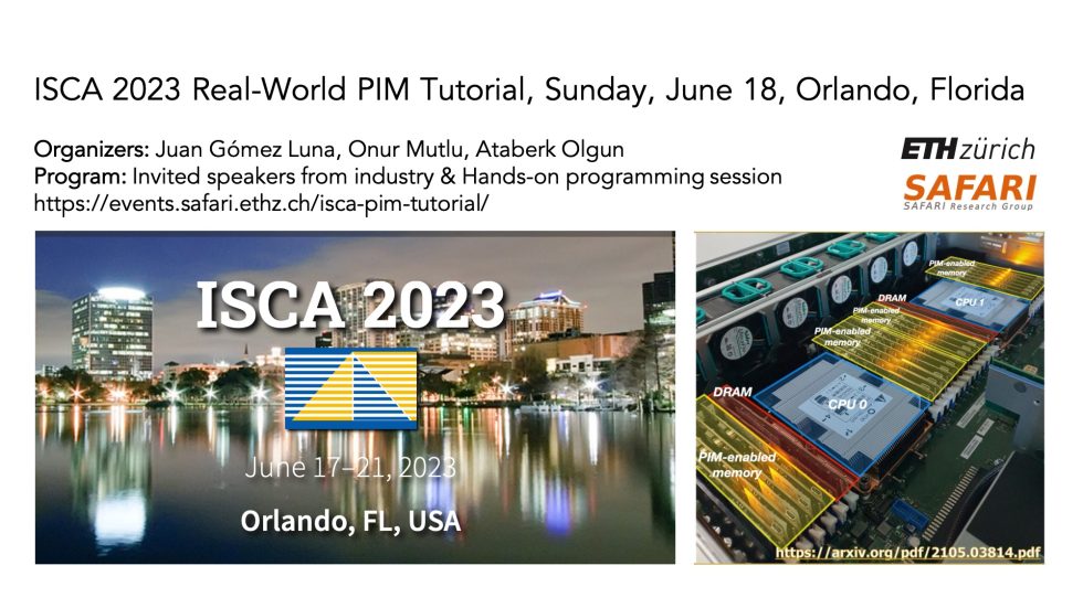 Real-World PIM Tutorial @ ISCA 2023 | SIGARCH