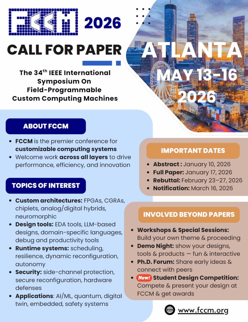 FCCM 2026 | SIGARCH
