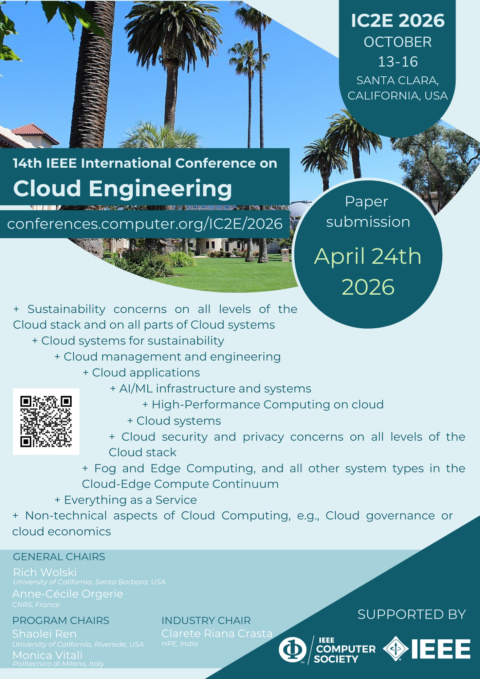 Call for Contributions: 14th IEEE International Conference on Cloud ...